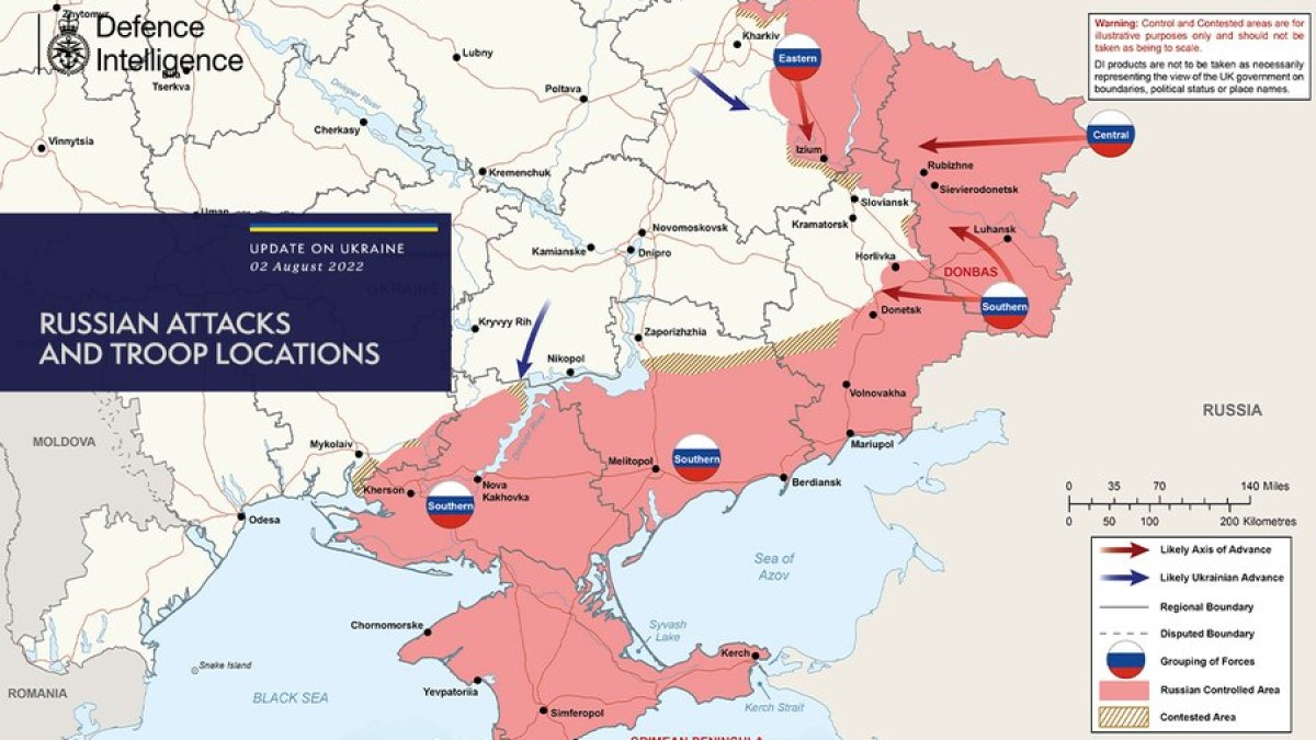 Ez a térkép mindent elmond az orosz-ukrán háború állásáról - ittHON.ma Ez a térkép mindent elmond az orosz-ukrán háború állásáról - ittHON.ma